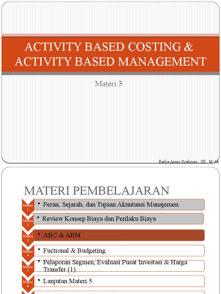 Akmen - 3 - PPT - ABC ABM | PDF