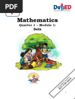 Math7 - Q1 - Mod1 - Introduction To Sets | PDF | Set (Mathematics ...