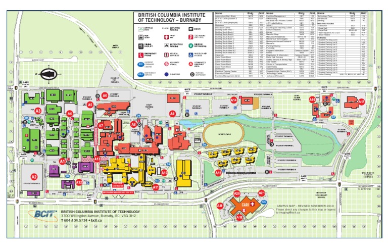 BCIT Map | PDF | Career And Technical Education