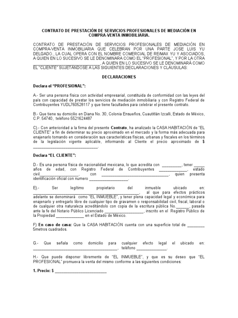 Machote Compra Venta 09 Ene 2020 | PDF | Derecho privado | Gobierno