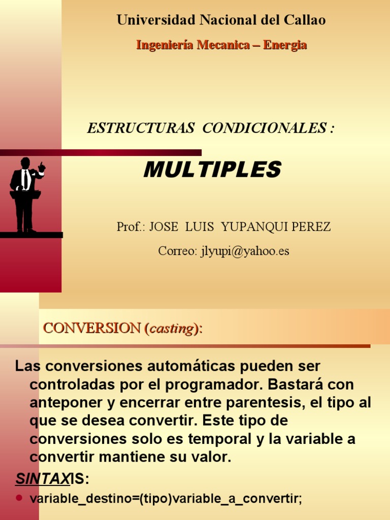 Estructura Selectiva MULTIPLE | PDF | C ++ | Ingeniería de software