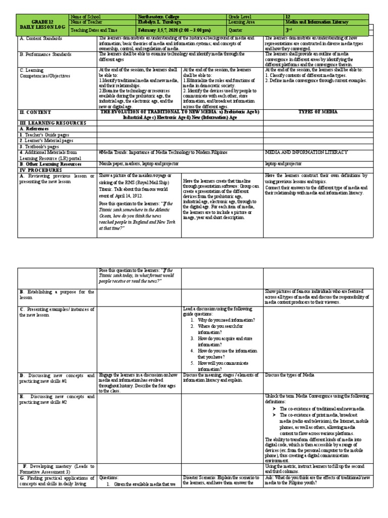 A. Content Standards B. Performance Standards C. Learning Competencies ...