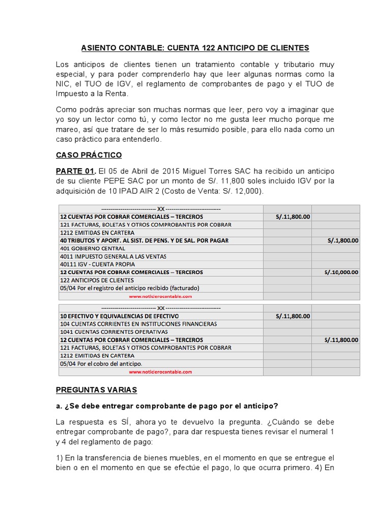 Asiento Contable | PDF | Devengo | Business