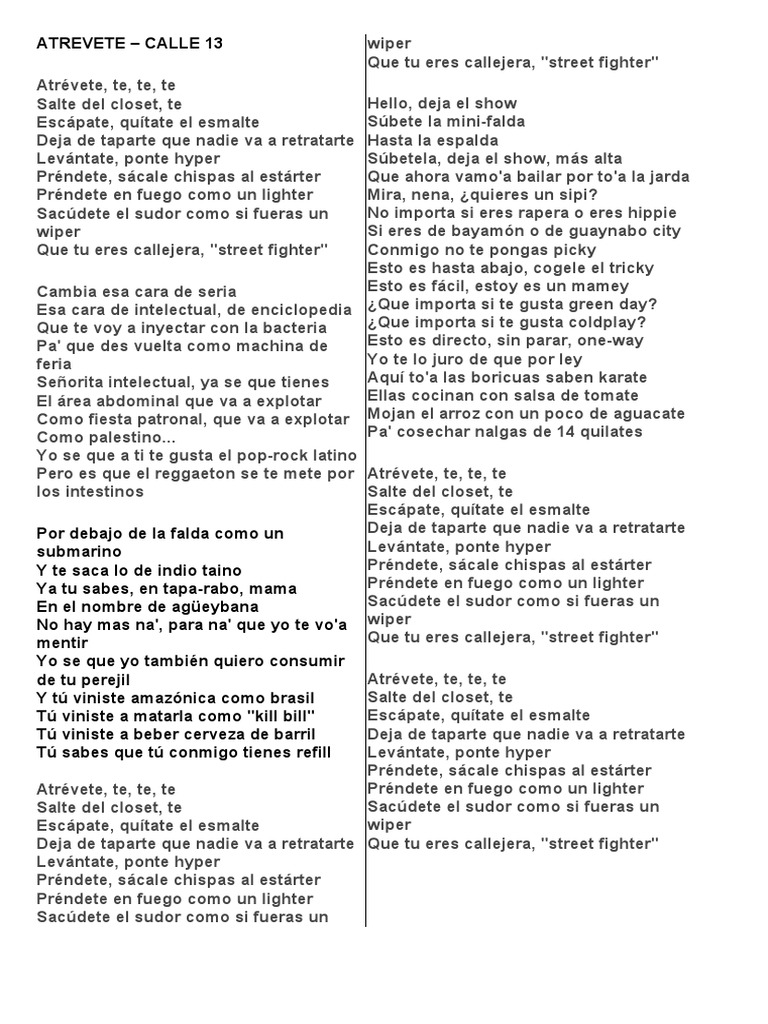 ATREVETE | PDF