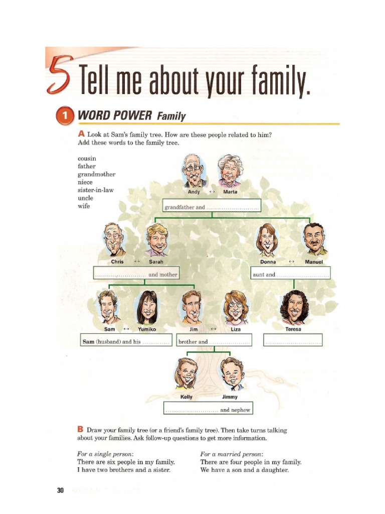 Tell Me About Your Family | PDF