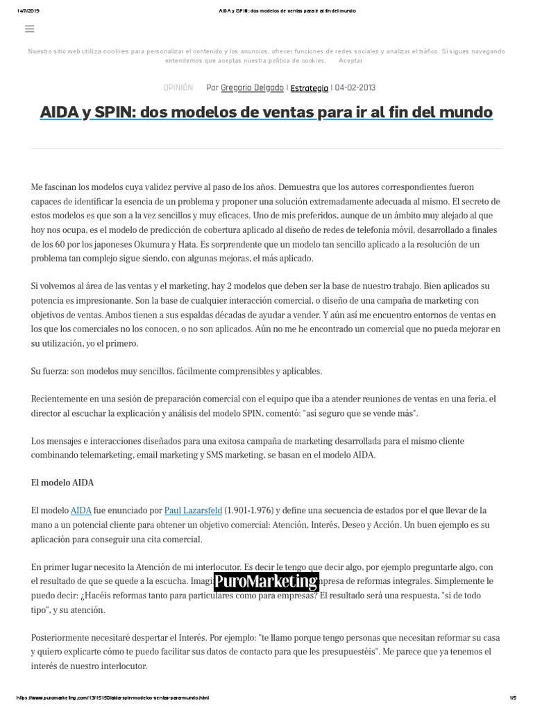 Aida, Spin | PDF | Cliente | Marketing