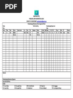 Housekeeping Attendant Daily Log Sheet | PDF