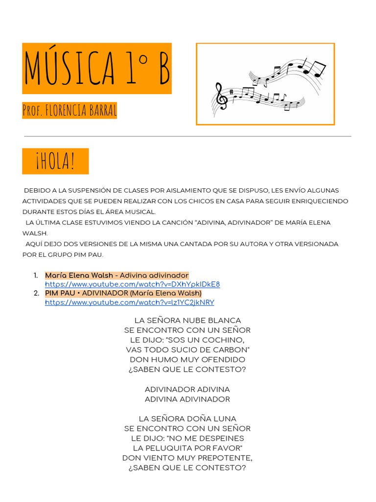 Actividades Musicales en Casa | PDF | Ritmo | Entretenimiento (general)