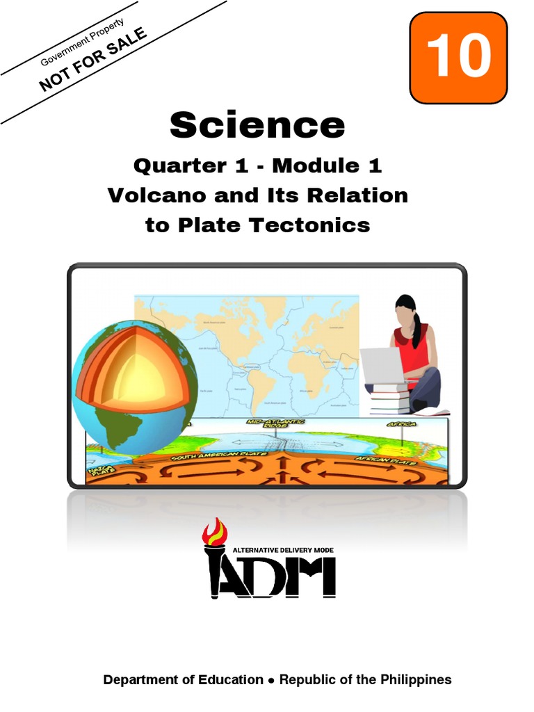 Science: Quarter 1 - Module 1 Volcano and Its Relation To Plate ...