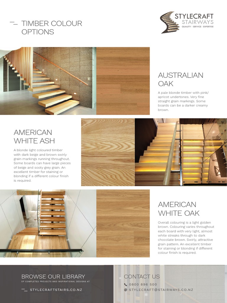 Timber Color Options Guide | PDF | Wood | Nature