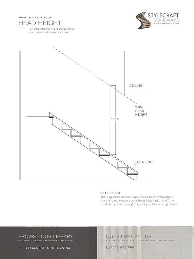 Stylecraft Stairs Head Height - NZ | PDF