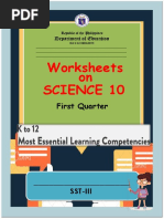 Science 10 Activity Sheet 10 | PDF