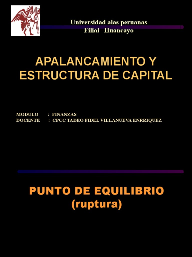 12 Apalancamiento y Estructura de Capital | PDF | Apalancamiento (Finanzas) | Compartir (Finanzas)