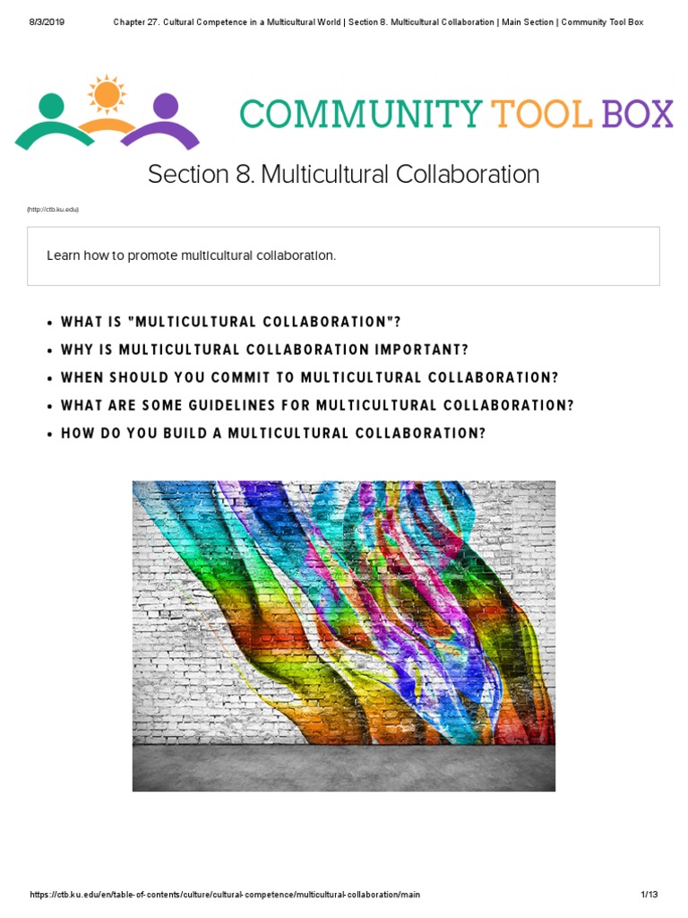 Chapter 27. Cultural Competence in A Multicultural World - Section 8 ...