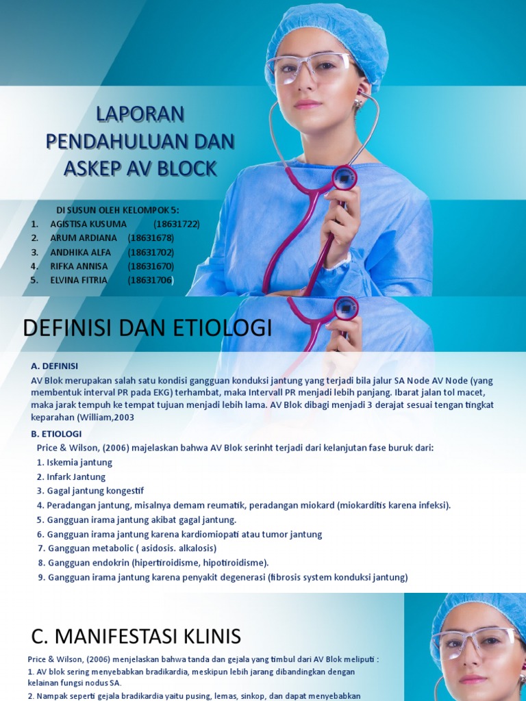 LP Dan Askep Av Block | PDF
