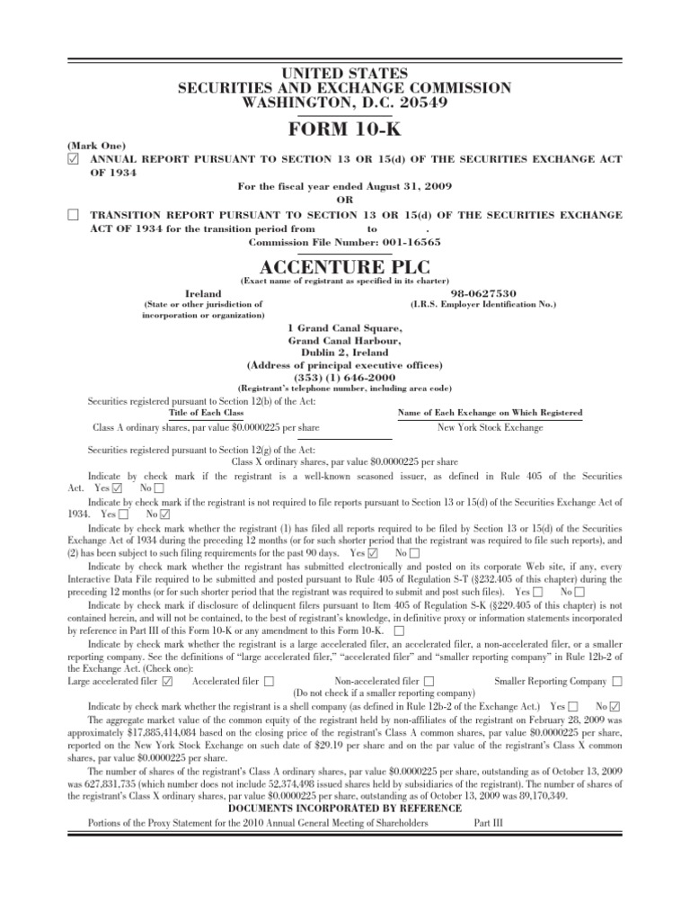 Accenture Annual+Report | PDF