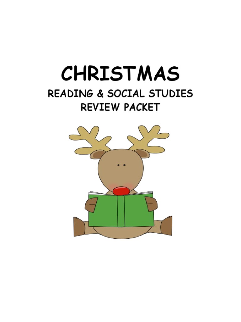 Christmas Reading & Social Studies Review | PDF
