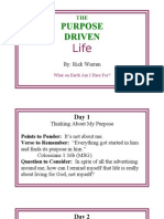 Purpose Driven Life Study Guide | PDF | Jesus | Spiritual Gift