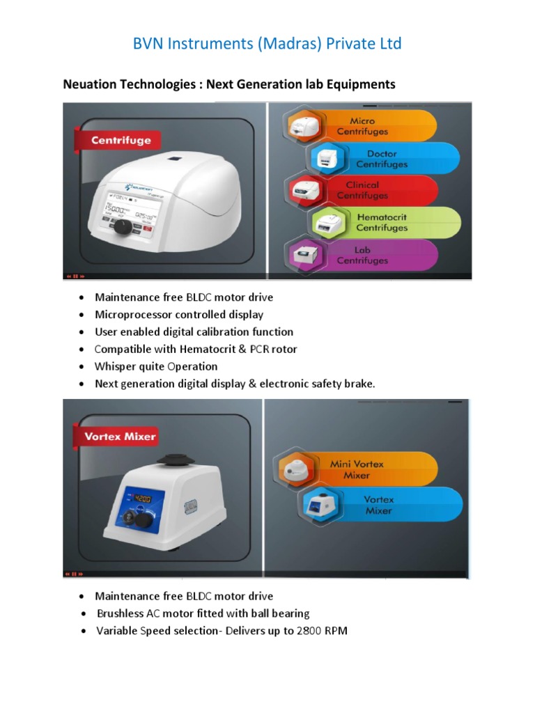 Next Gen Lab Equipments PDF | PDF
