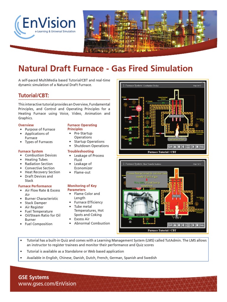 Natural Draft Furnace Training - Simulation Tutorial - EnVision PDF ...