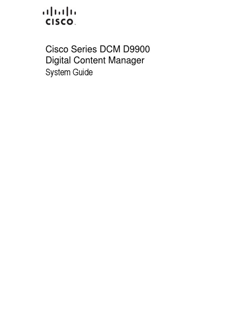 Cisco DCM D9900 System Guide | PDF | Electrostatic Discharge ...