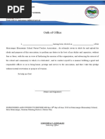 Induction of Officers Oath | PDF