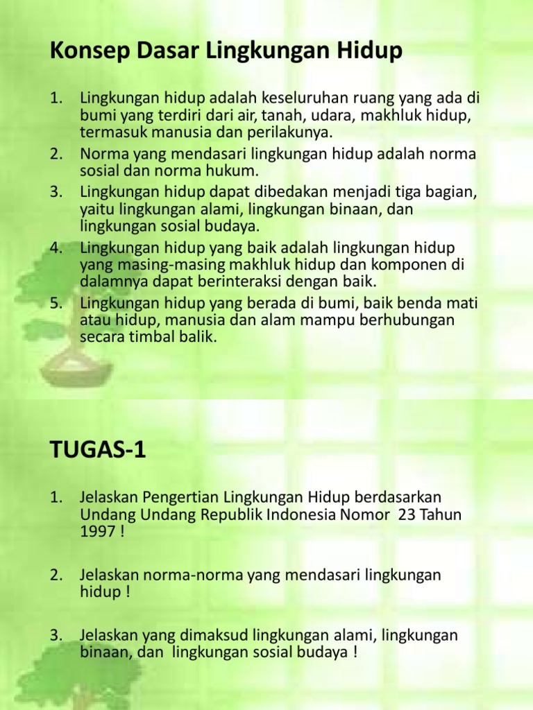 Tugas 1 - PLH PDF | PDF