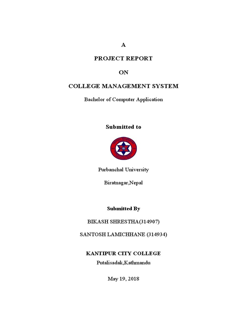 An Analysis of an Employee Record Management System Project Report ...
