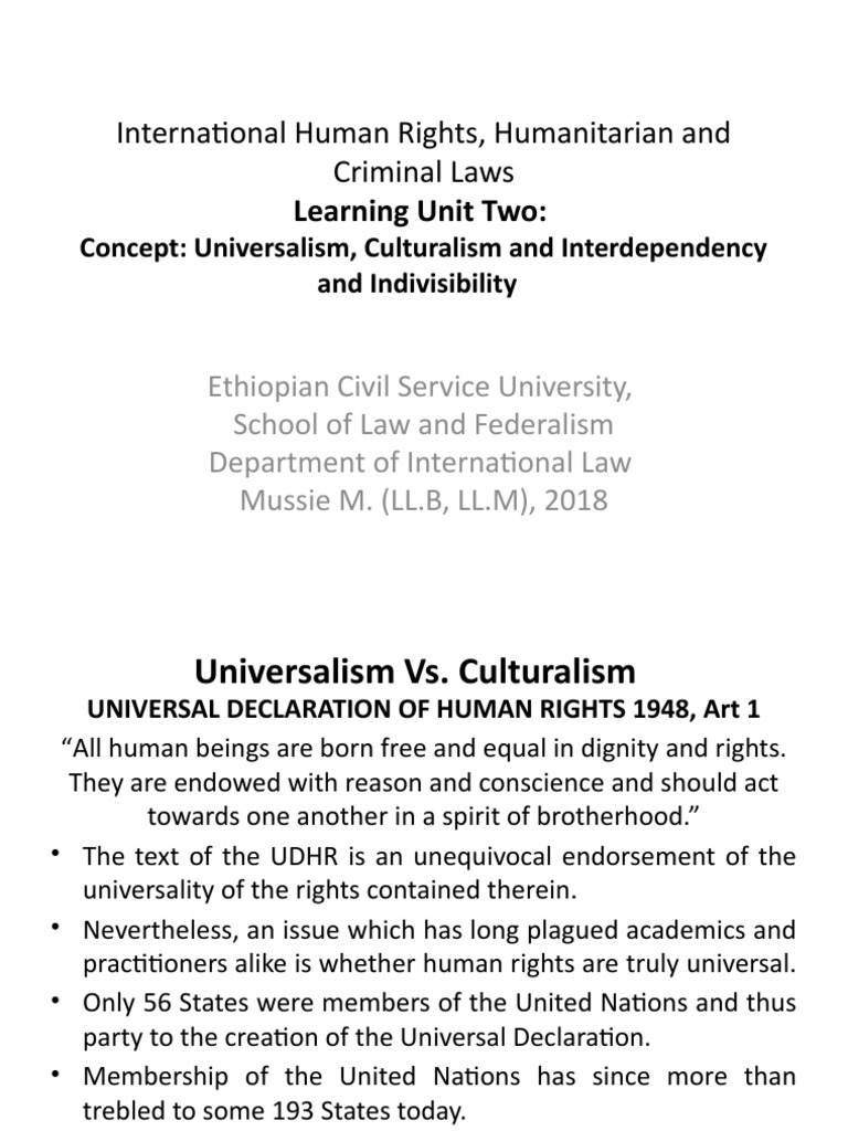 Universalism vs. Culturalism in Human Rights | PDF | Traditions | Human ...