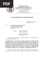 Sample COA AOM Reply | PDF