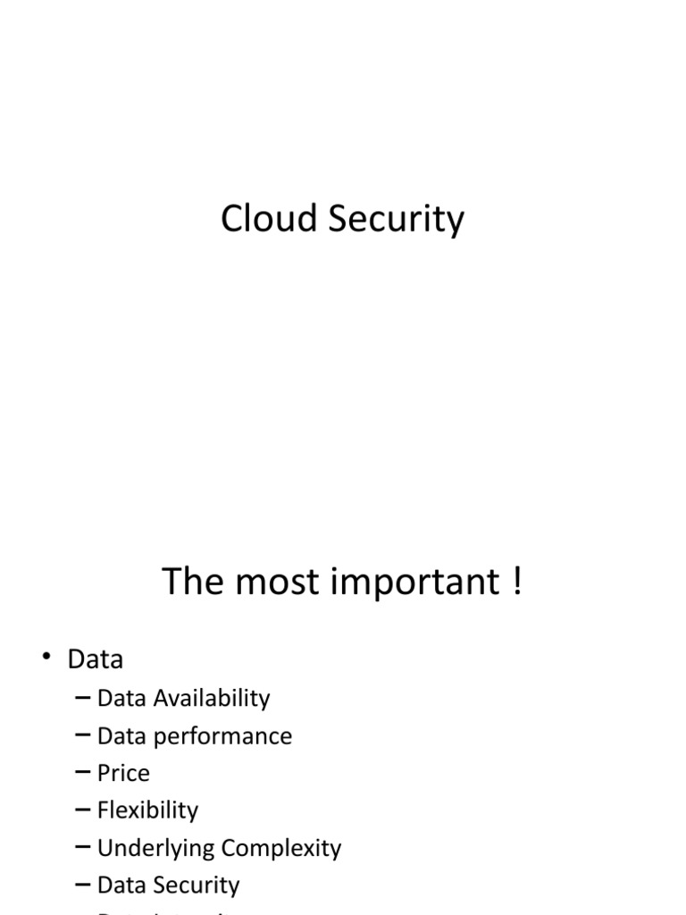 Cloud Security | PDF