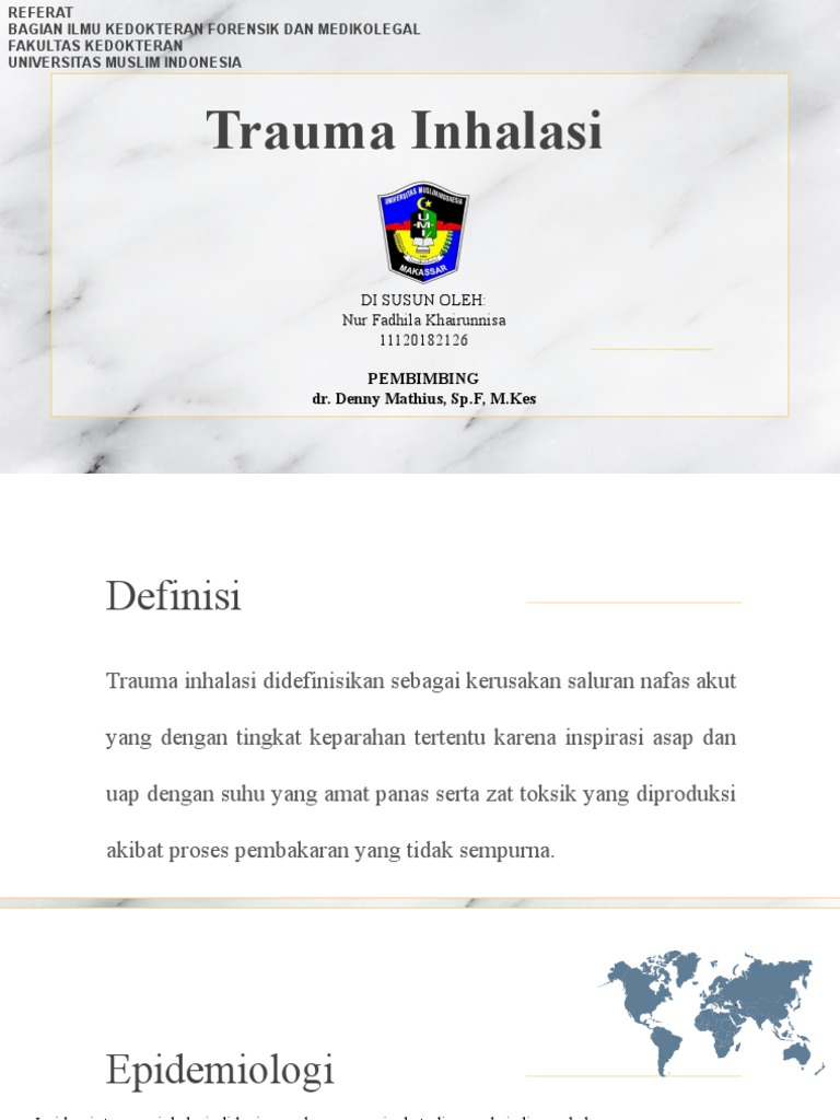 Referat Forensik - Trauma Inhalasi | PDF