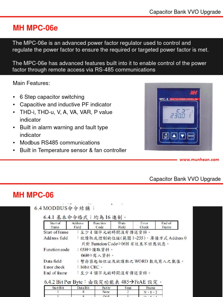 MPC-6e Modbus PDF | PDF