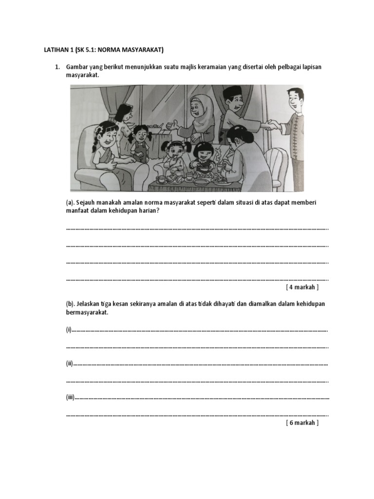 Pre-Test Form 4 | PDF