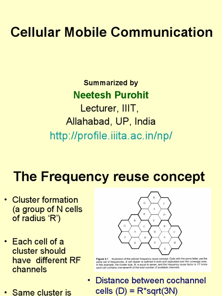 Cellular Concept | PDF | Cellular Network | Radio Resource Management