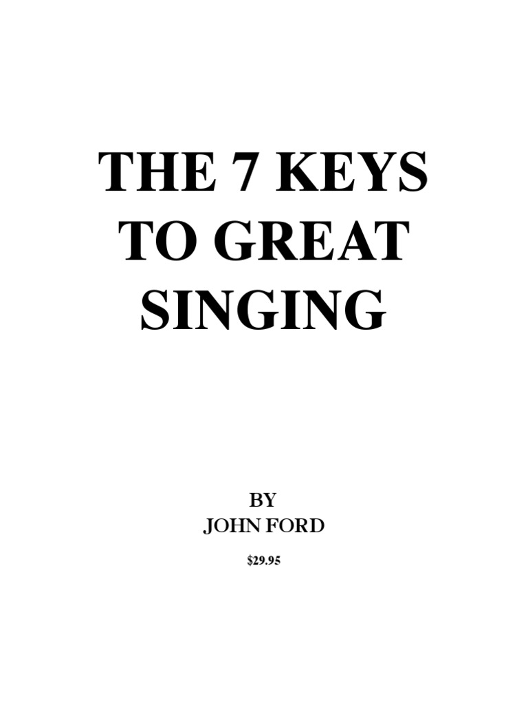Singing | PDF | Singing | Vocal Pedagogy