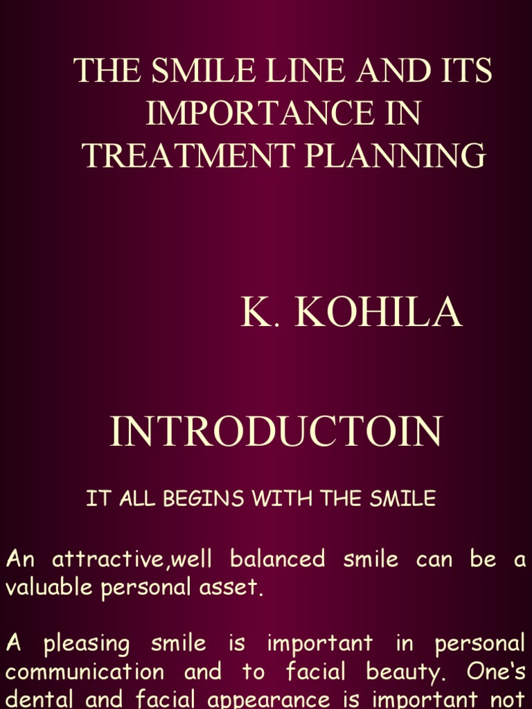 Smile Line and Its Importance in Treatment Planning | Download Free PDF ...