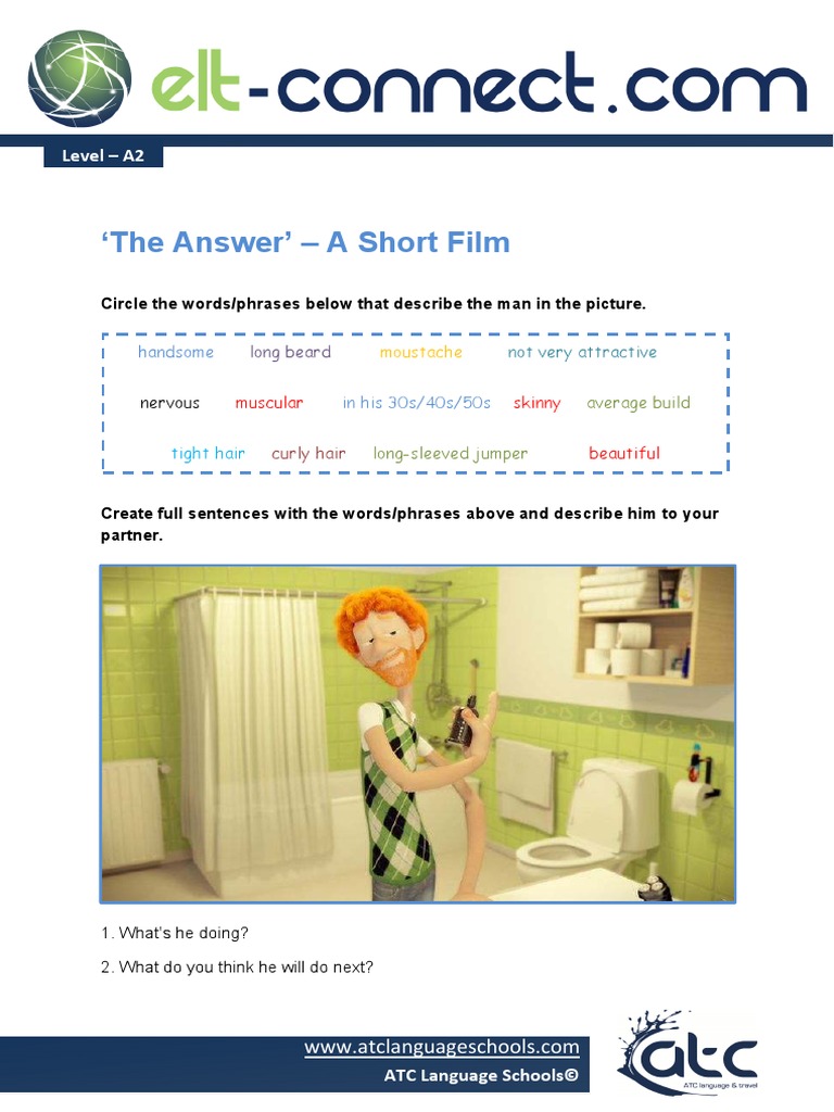 The Answer' - A Short Film | PDF | Communication | Cognition