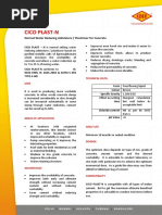 Chryso Delta D811: New Generation Plasticizing Admixture | PDF ...
