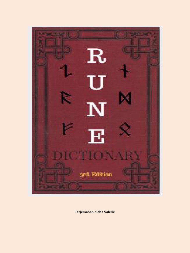 Rune Dictionary | PDF