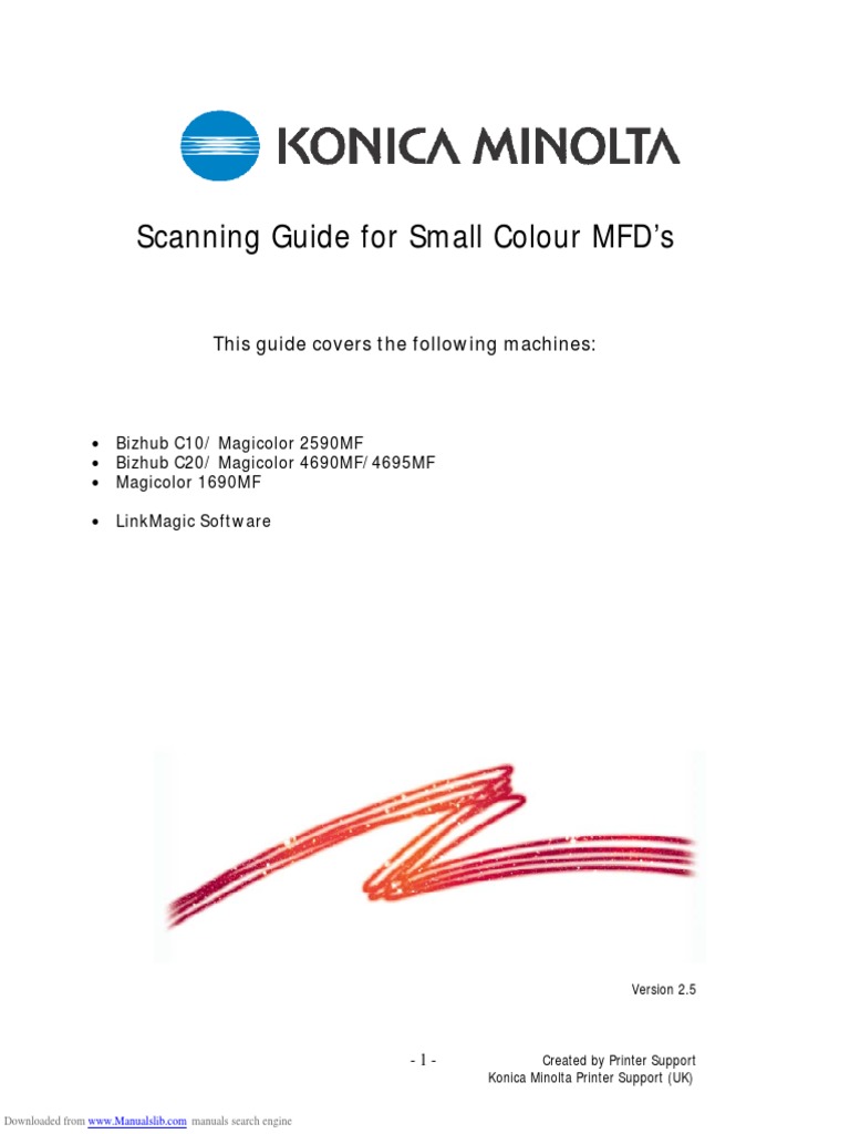 Bizhub c10 | PDF | Image Scanner | File Transfer Protocol