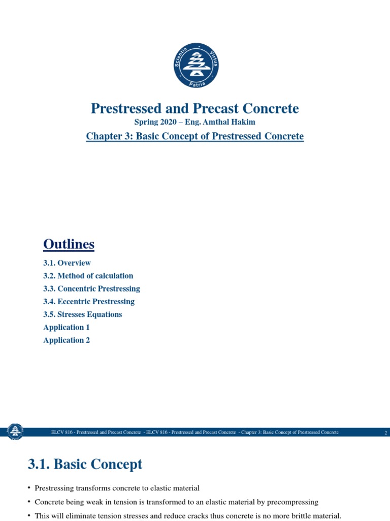 Understanding the Basic Concepts and Stress Equations of Prestressed ...