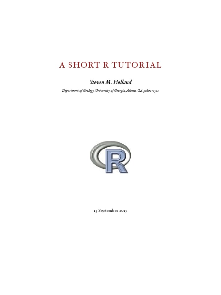 R Tutorial | PDF | Parameter (Computer Programming) | Mean