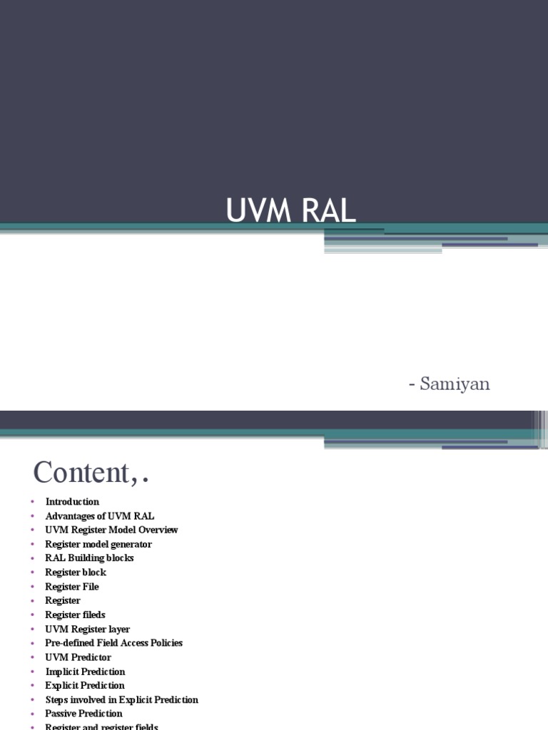 Uvm Ral | Download Free PDF | Class (Computer Programming) | Prediction