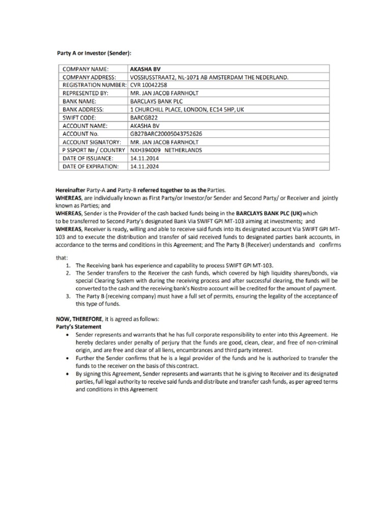 MT103 Transaction | PDF