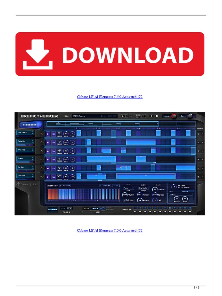 Cubase LE AI Elements 750 Activated 72 PDF | PDF | Computer Hardware ...