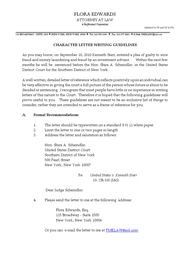 Guidelines For Writing A Letter | PDF | Plea | Public Law