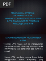 E - Reporting LPPK DWP KAB KOTA | PDF