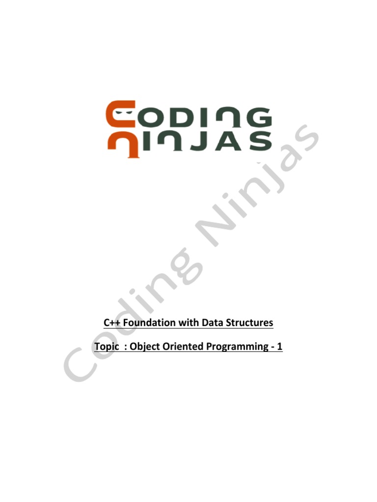 CN Oops 1 PDF | PDF | Constructor (Object Oriented Programming ... CN Oops 1 PDF | PDF | Constructor (Object Oriented Programming ...