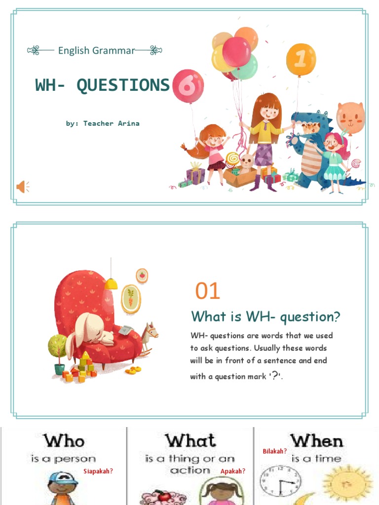 Wh-Questions: English Grammar | PDF | Self-Improvement